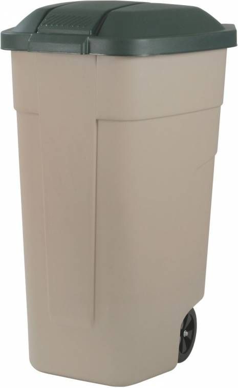 Curver afvalbak+wielen 110l rolcontainer afvalcontainers ...